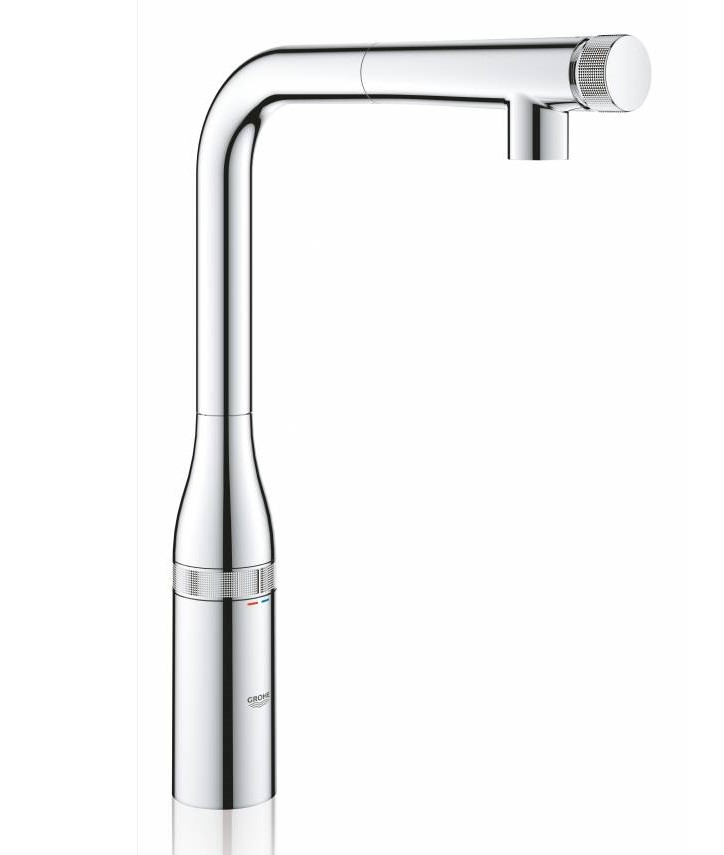 Смеситель для кухни Grohe Essence SmartControl с выдвижным L-образным ...